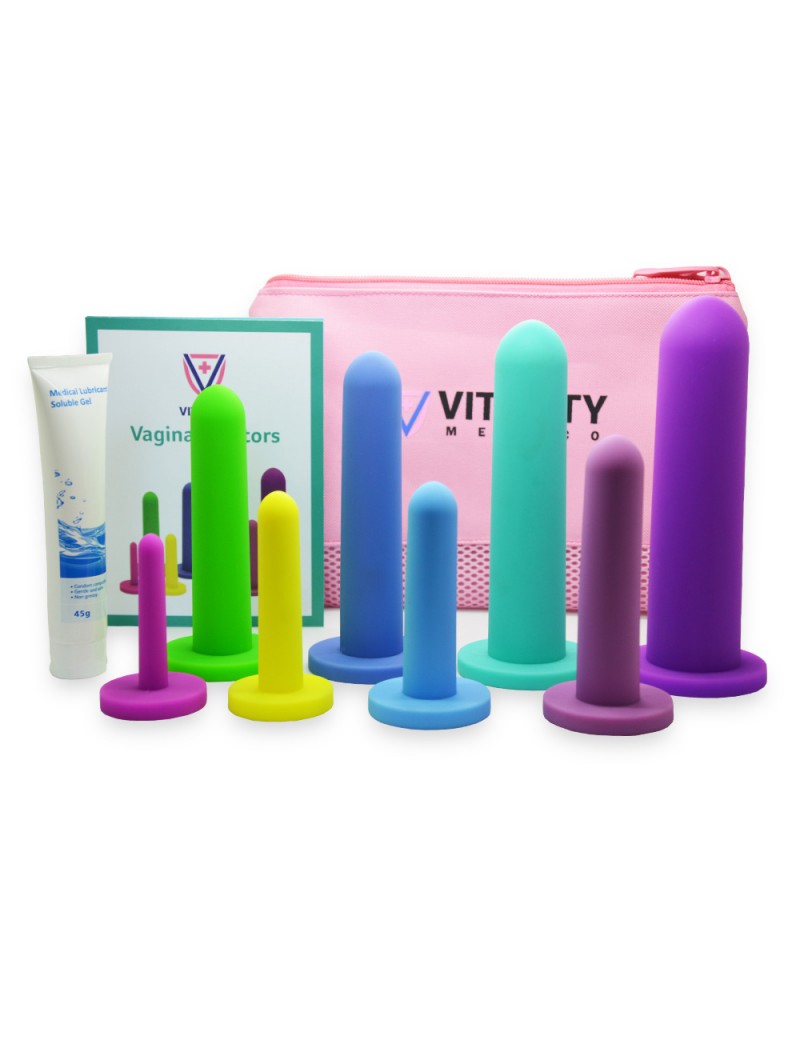 Buy 8-Size Silicone Vaginal Dilator Set – UK | Vaginismus & Pain Relief